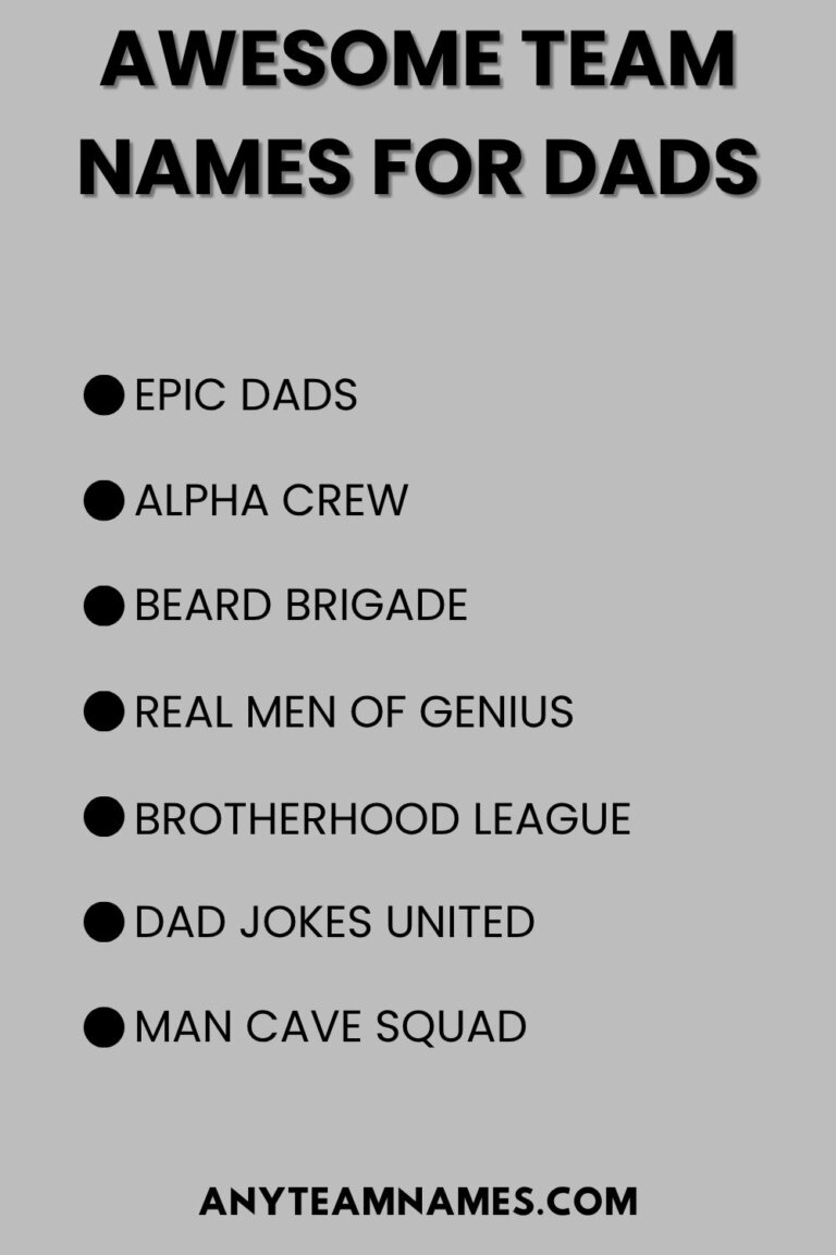400+ Cool Men's Group Names for Building Bonds