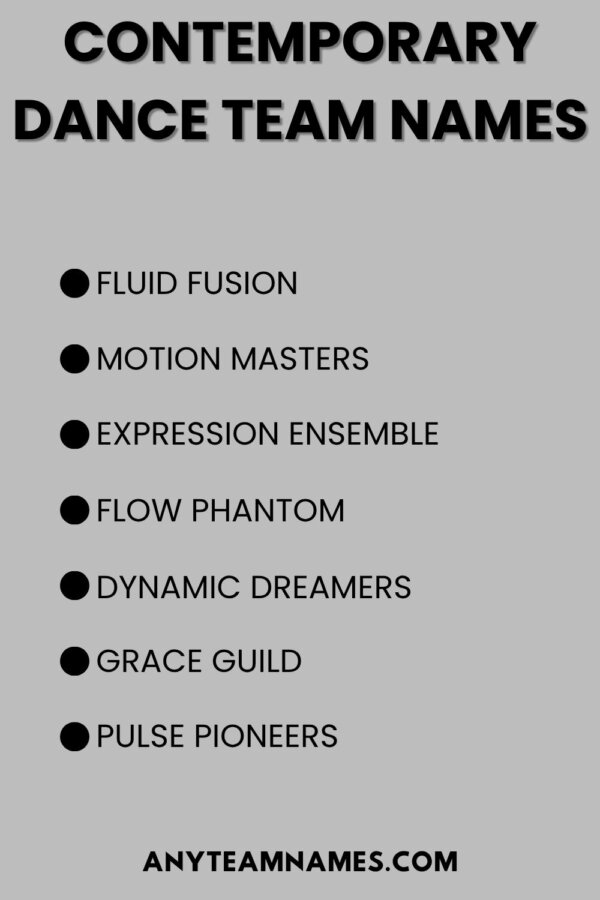 300+ Group Names for Dance Teams Of Of Every Genre