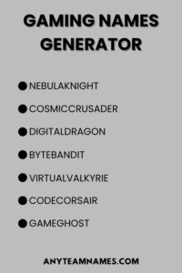 499+ Funny And Cool Gaming Names for Every Type of Gamer