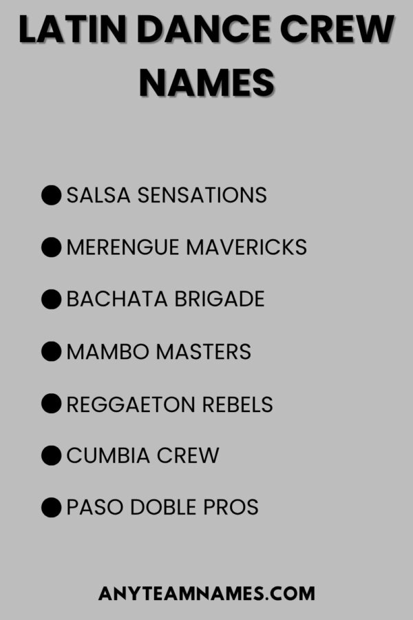 300+ Group Names for Dance Teams Of Of Every Genre
