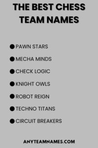 200+ Clever Chess Team Names for Your Tactical Team