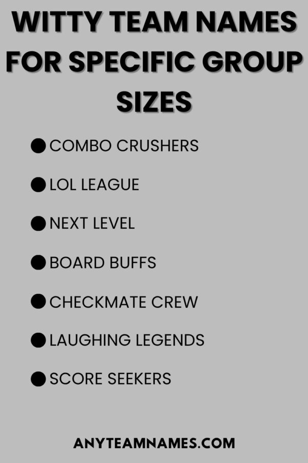 580+ Fun & Amusing Team Names To Make Your Squad Stand Out