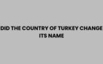 Did the Country of Turkey Change Its Name? Find Out Here