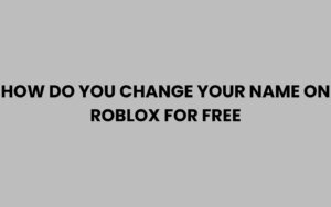 How Do You Change Your Name on Roblox for Free Easily