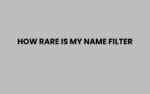 How Rare Is My Name Filter: Discover Your Name’s Uniqueness