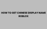 How to Get Chinese Display Name on Roblox Easily