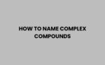How to Name Complex Compounds Easily and Accurately