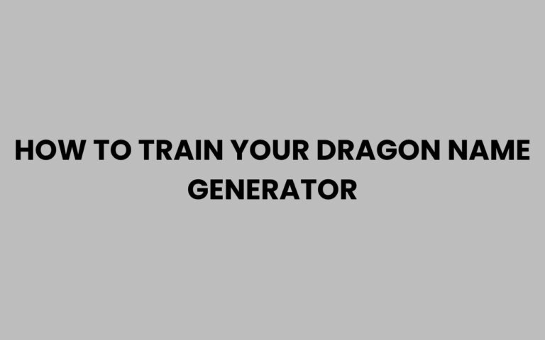 How to Train Your Dragon Name Generator: Find Your Dragon!