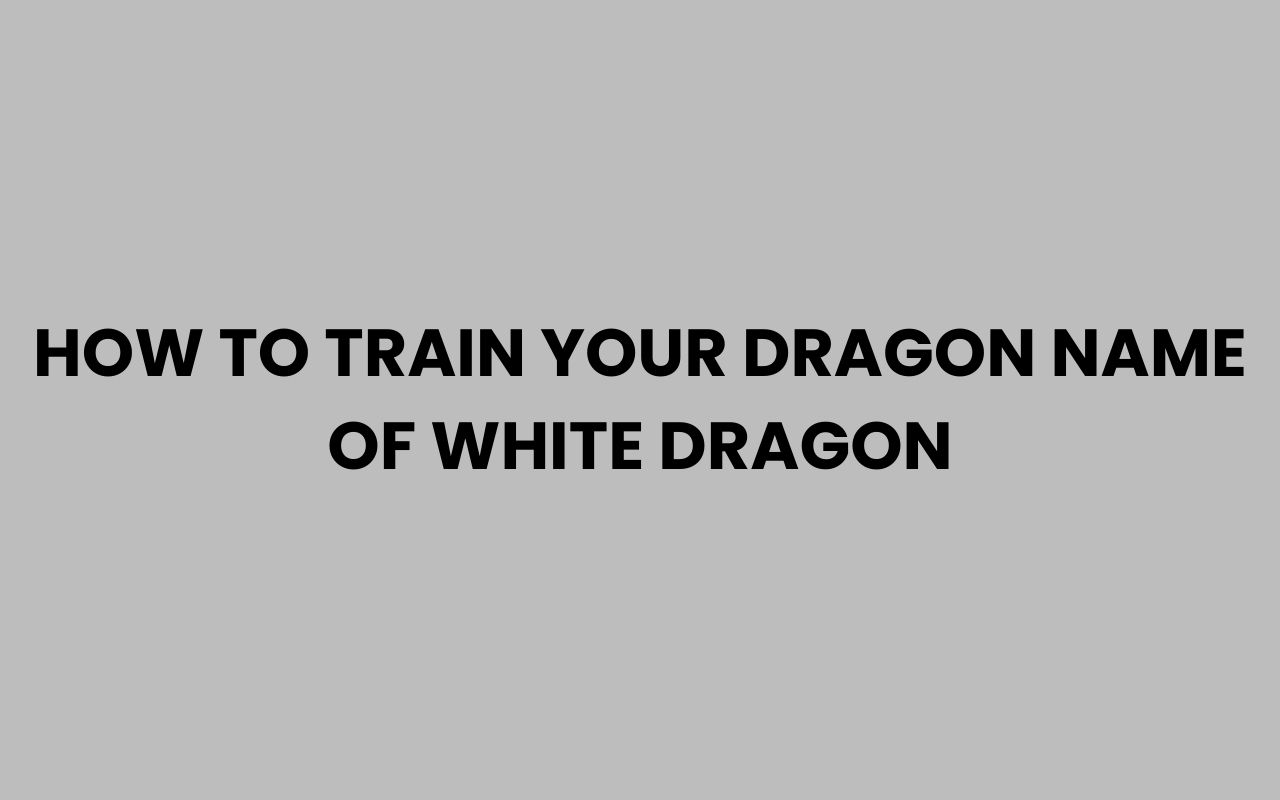 How to Train Your Dragon Name of White Dragon Revealed