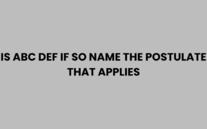 Is ABC DEF? Discover the Postulate That Applies