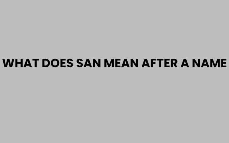 What Does San Mean After a Name? Japanese Honorifics Explained