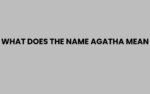 What Does the Name Agatha Mean? Origins and Significance