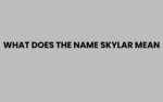 What Does the Name Skylar Mean? Origins and Meaning Explained