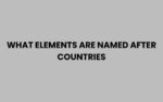 What Elements Are Named After Countries? Discover the List