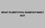 What is Meg's Full Name in Family Guy Explained