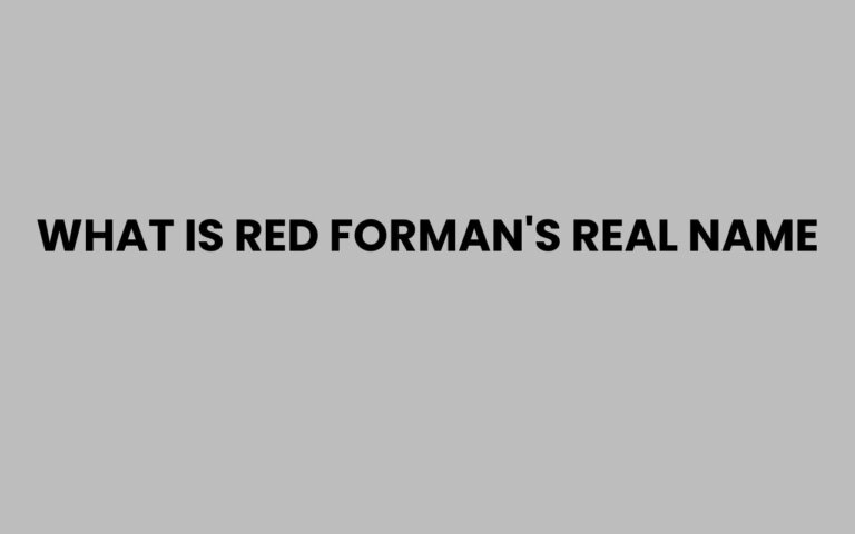 What Is Red Forman's Real Name? Actor Revealed