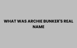What Was Archie Bunker's Real Name? Character Facts