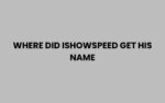 Where Did IShowSpeed Get His Name? The Real Story