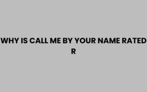 Why Is Call Me By Your Name Rated R? Explained Simply